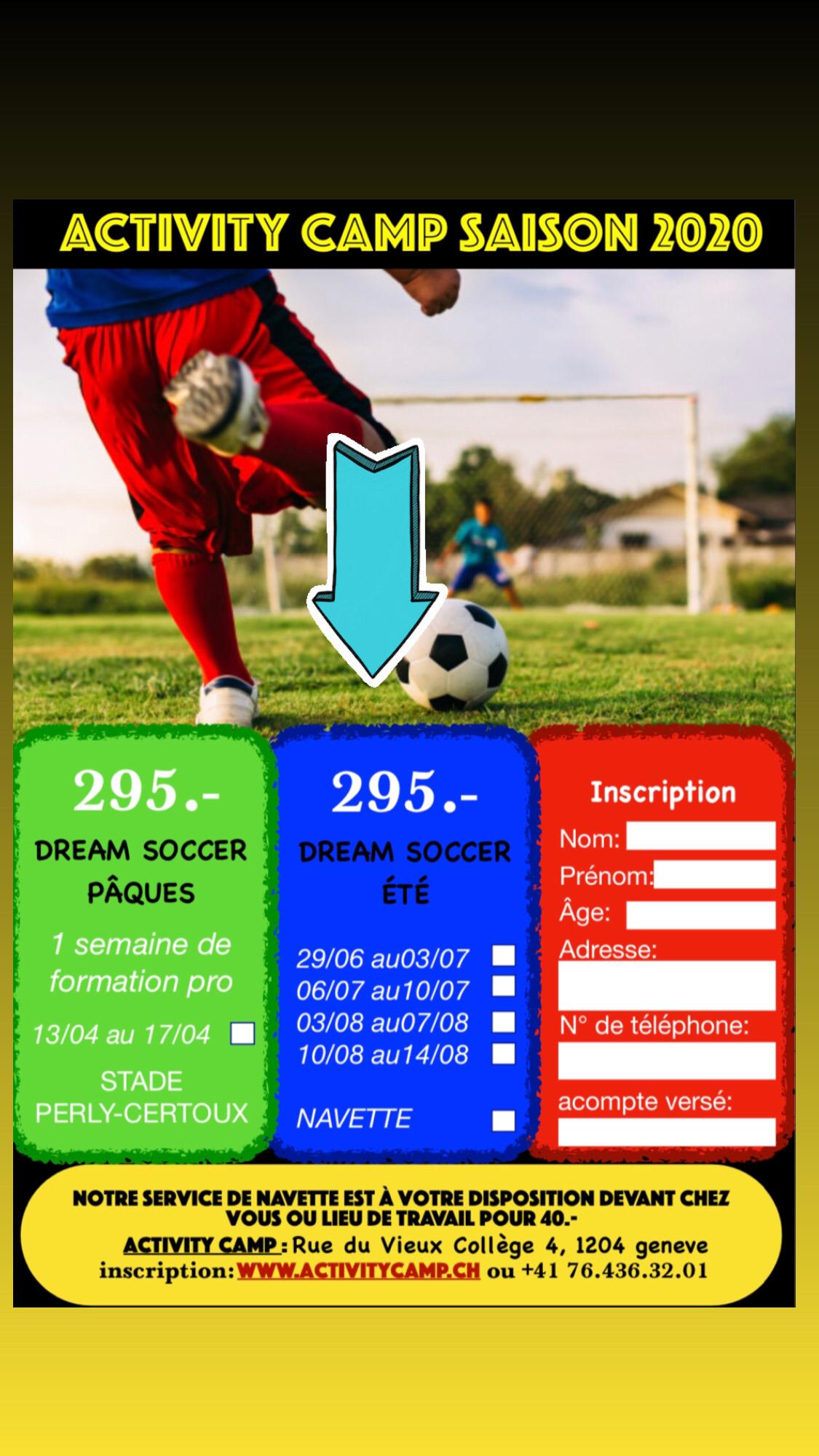 Camp de foot en été (2020) - Compesières FC