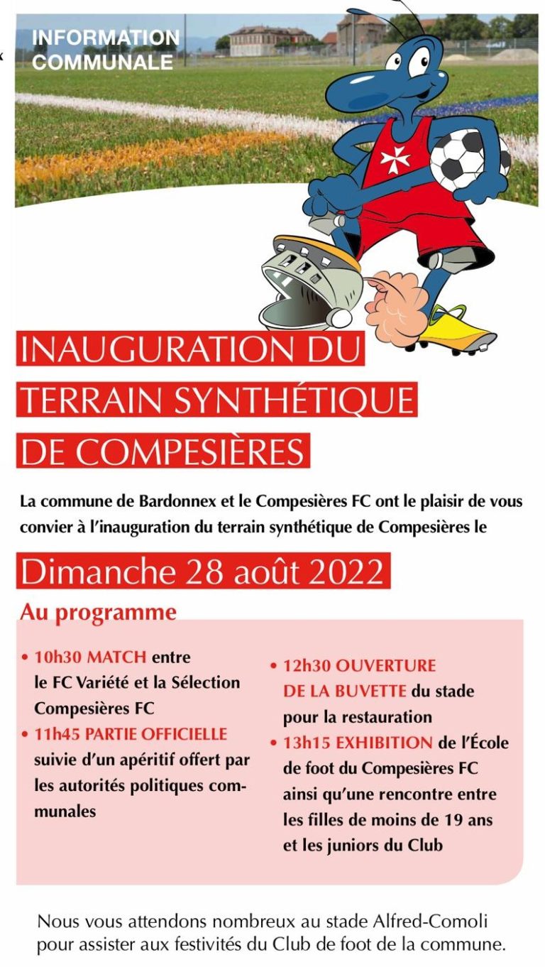 Inauguration du terrain synthétique - Compesières FC